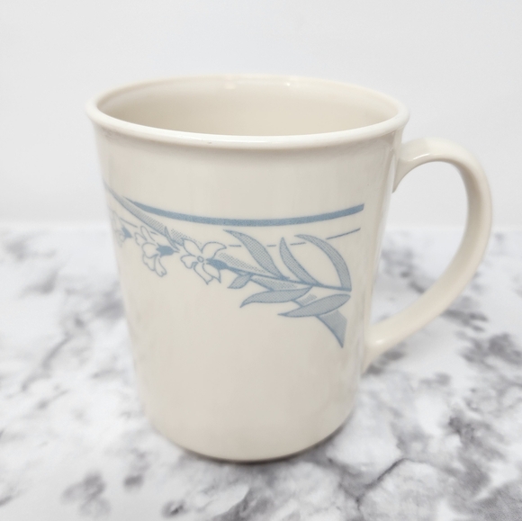 Corningware | Dining | Vintage Corning Blue Lily Floral Design Single ...